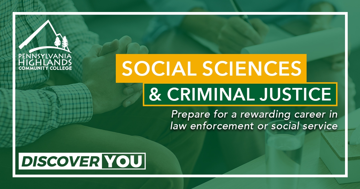 Social Sciences & Criminal Justice Pathway - Pennsylvania Highlands ...