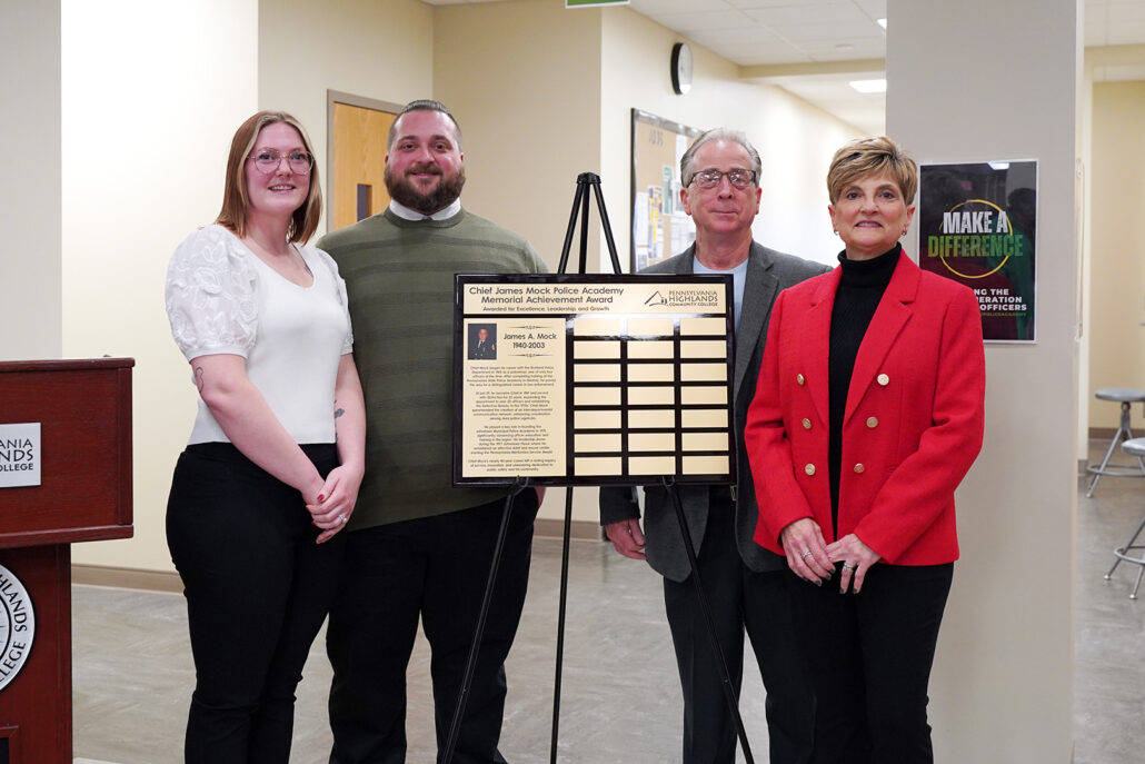 Chief James Mock Memorial Police Academy Achievement Award Unveiled ...